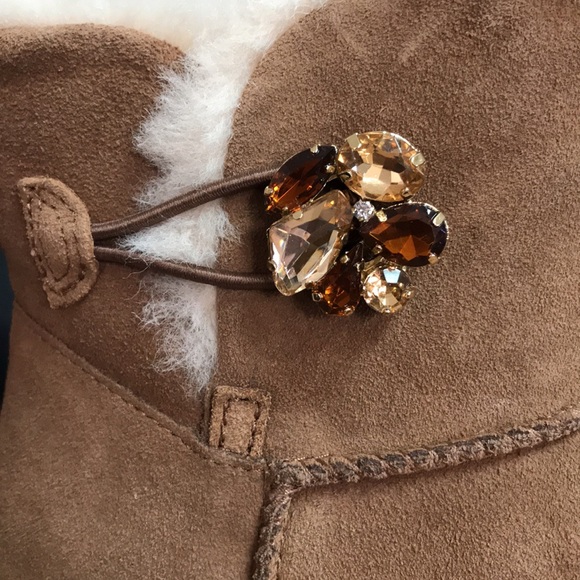 UGG | Shoes | Ugg W Mini Bailey Button Gem Boots | Poshmark